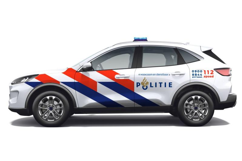 Mustang Politieauto 2024 Na Rode, Witte En Gele Nu Ook Groene Auto's