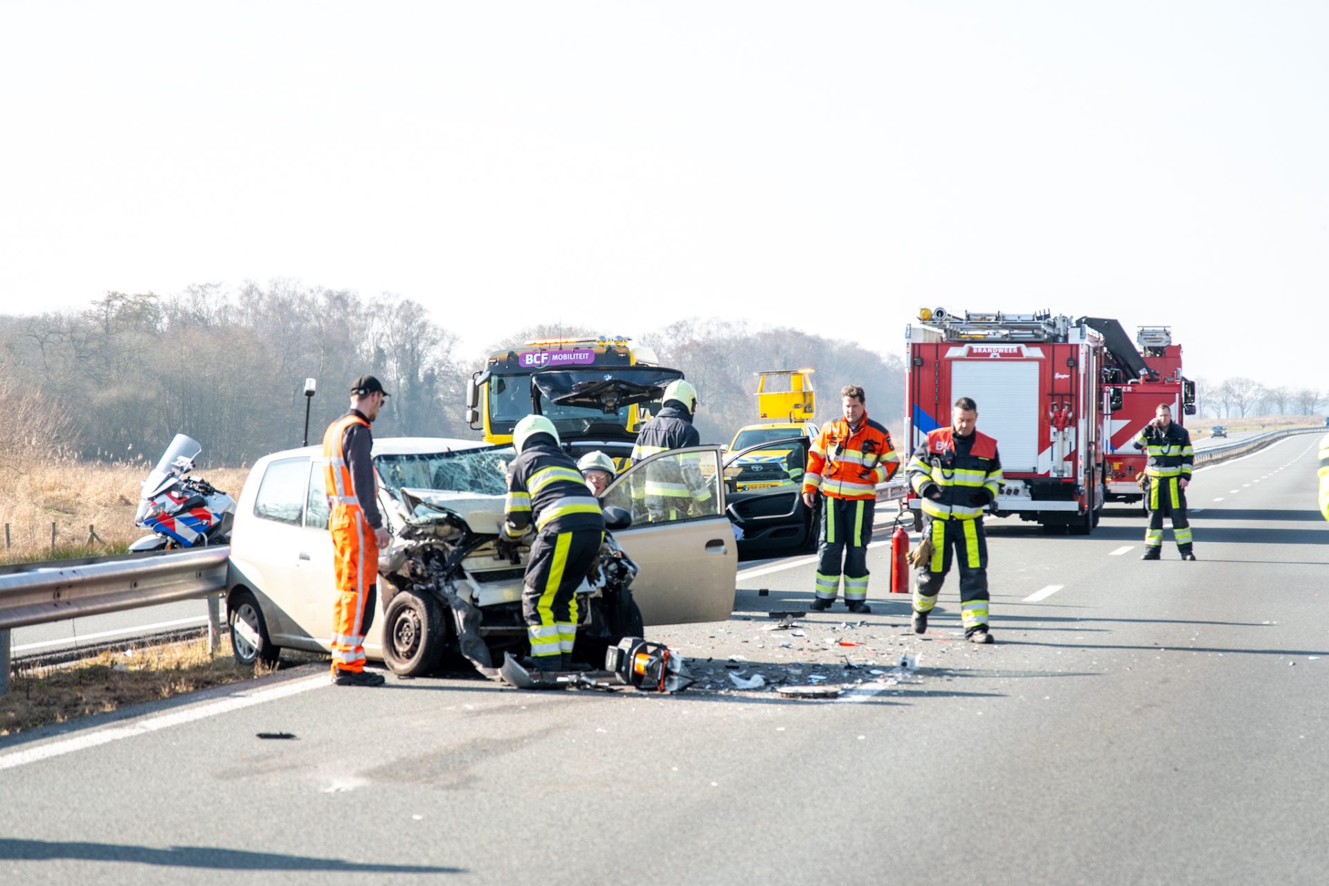 Drie aanhoudingen na dodelijk ongeval op N381 Oosterwolde